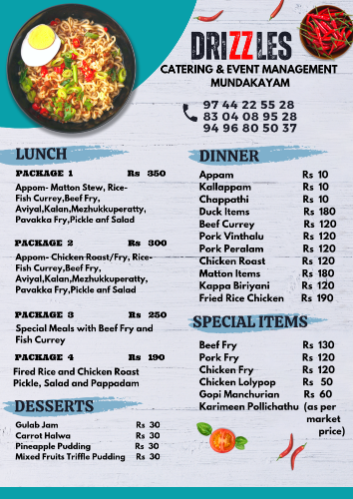 Drizzles Caters & Event Management